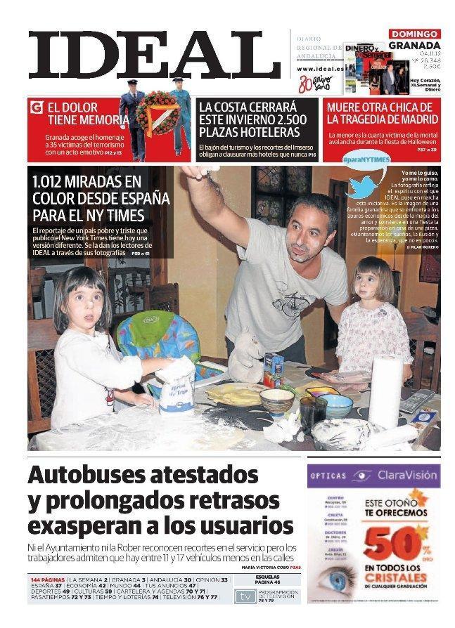 Hoy, domingo 4 de noviembre, en la edición impresa de IDEAL. Ideal